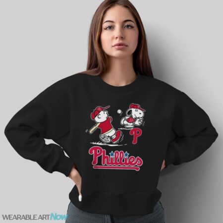 Peanuts Charlie Brown And Snoopy Playing Baseball Philadelphia Phillies ...